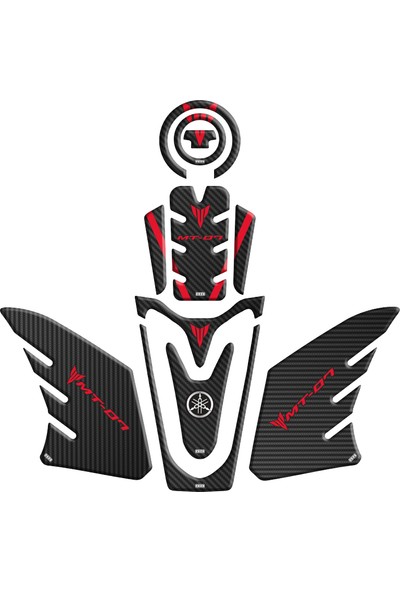 Yamaha MT07 2021 Tank Pad Set Yamaha MT07 2021 Tank Pad Set