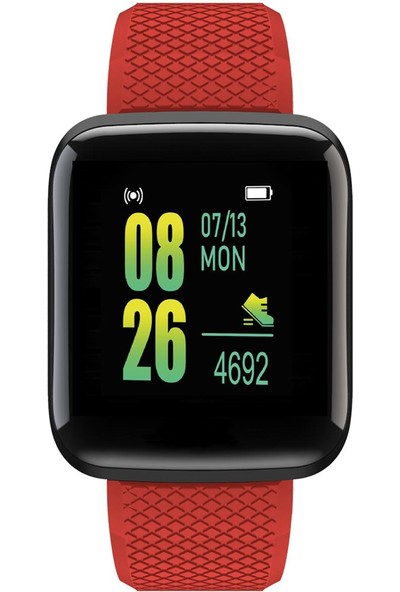 Polosmart PSSW05 Smart Look Akıllı Saat Kırmızı Polosmart PSSW05 Smart Look Akıllı Saat Kırmızı