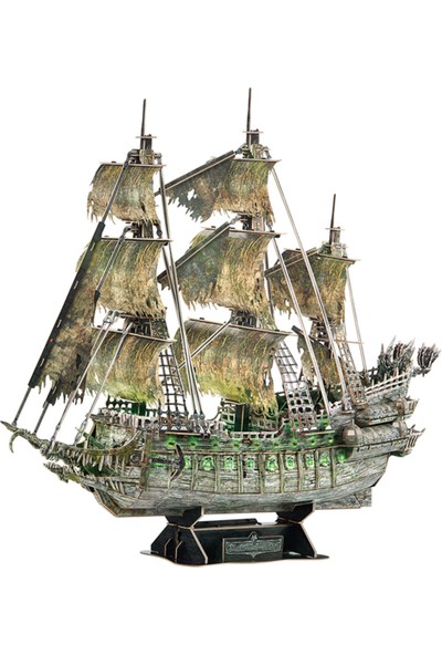 Cubic Fun Uçan Hollandalı Korsan Gemisi 3D Puzzle 360 Parça LED Işık Cubic Fun Uçan Hollandalı Korsan Gemisi 3D Puzzle 360 Parça LED Işık