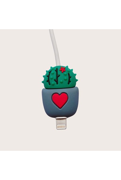 Bilişim Aksesuar Siyah Kaktüs Şarj Kablo Koruyucusu