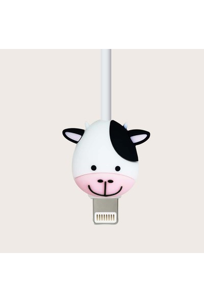 Bilişim Aksesuar Sevimli Inek Şarj Kablo Koruyucusu Bilişim Aksesuar Sevimli Inek Şarj Kablo Koruyucusu