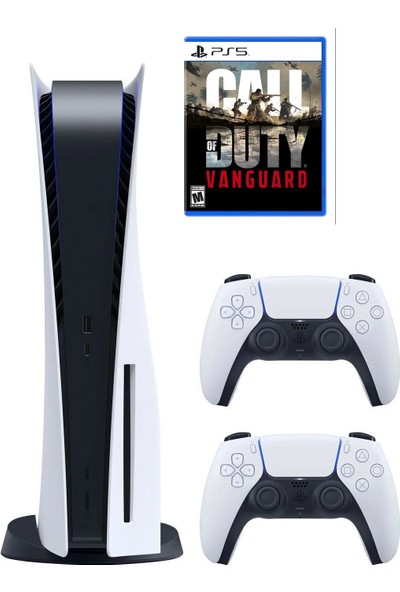 Sony Playstation 5 ( Ithalatçı Garantili ) + 2. Kol ( Dualsense) + Ps5 Call Of Duty: Vanguard Sony Playstation 5 ( Ithalatçı Garantili ) + 2. Kol ( Dualsense) + Ps5 Call Of Duty: Vanguard