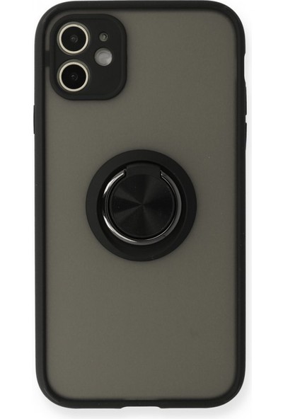 TeknoCase Apple iPhone 11 Uyumlu -Kamera Korumalı -Montreal Yüzüklü Silikon Kılıf TeknoCase Apple iPhone 11 Uyumlu -Kamera Korumalı -Montreal Yüzüklü Silikon Kılıf