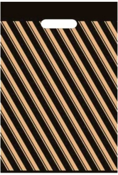 Kent Takviyeli Siyah Poşet No:4 40*50 cm 50 Ad