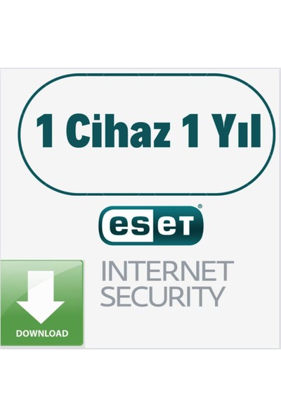 Eset Internet Security 1 Cihaz 1 Yıl - Dijital Kod
