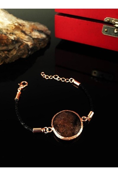 Melines Doğaltaş Kadın Rose Altın Kaplama Akik Taşı Bileklik Melines Doğaltaş Kadın Rose Altın Kaplama Akik Taşı Bileklik