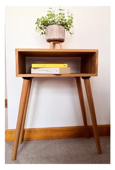 Nestwood Minimalist Tasarım Modern Doğal Gürgen Ağacı Komodin 45X30 cm Genişlik ve 65CM Yükseklik Nestwood Minimalist Tasarım Modern Doğal Gürgen Ağacı Komodin 45X30 cm Genişlik ve 65CM Yükseklik