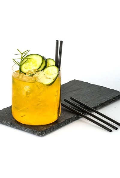 Bursa Pipet 19 cm Uzun Ince Kıl Pipet Amerikan Kokteyl Pipet 250 Adet