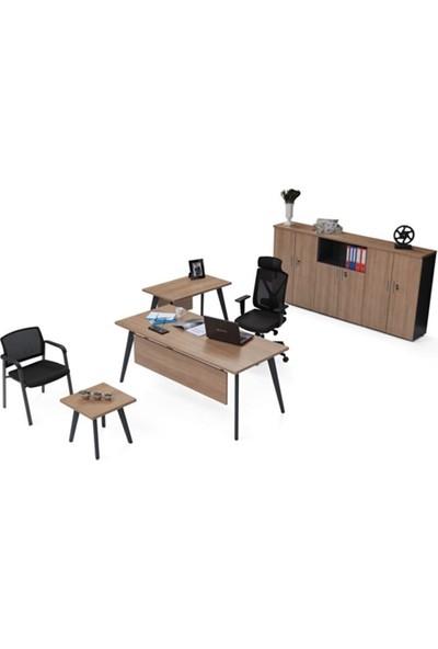 Ofisini Yenile Iron Masa Takımı (140 Cm) Ofisini Yenile Iron Masa Takımı (140 Cm)