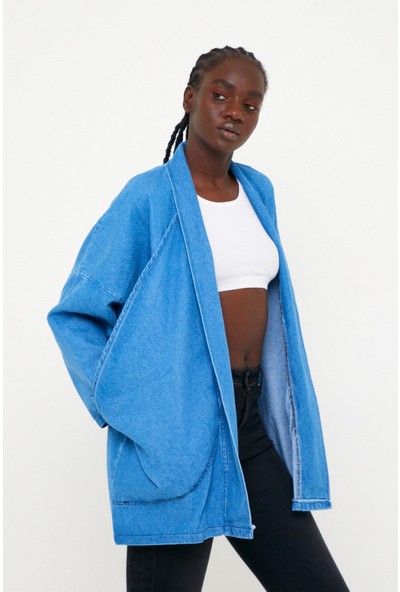 Volt Clothing Kadın Kapamasız Kot Ceket Volt Clothing Kadın Kapamasız Kot Ceket