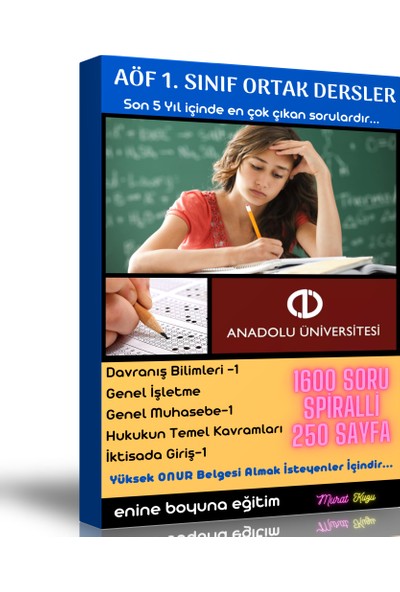 Aöf 1. Sınıf Tüm Ortak Dersler