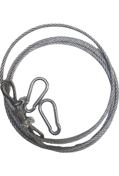 Makro Yapı Makroyapi Çeki Halatı Çekme Halat 3,5 Ton 3 mt Izoleli Araç Çekme Çelik Halat Makro Yapı Makroyapi Çeki Halatı Çekme Halat 3,5 Ton 3 mt Izoleli Araç Çekme Çelik Halat