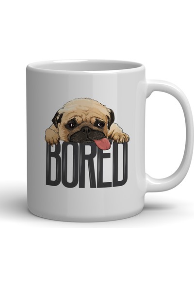 Nacarlar Sıkılmış Köpek Baskılı Kupa Bardak