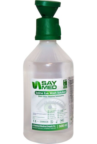 Saymed Steril Göz Duşu Solüsyonu 500 ml