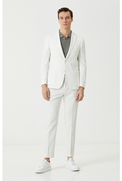 Network Jogger Fit Ekru Pantolon