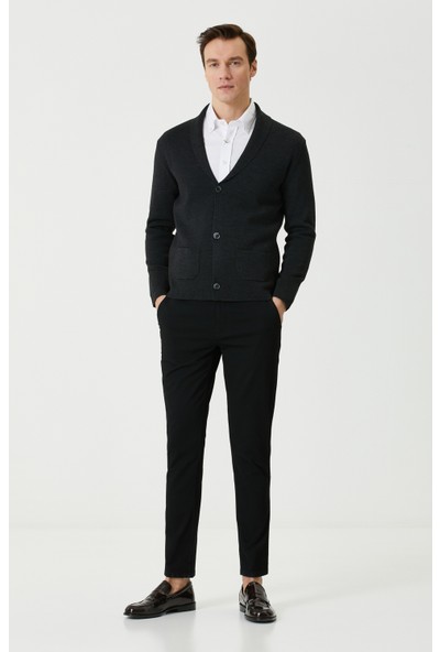 Network Slim Fit Siyah Kanvas Pantolon Network Slim Fit Siyah Kanvas Pantolon