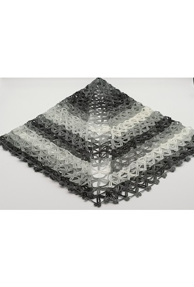 Örgücüm El Örgüsü Boyun Şalı Üçgen Model