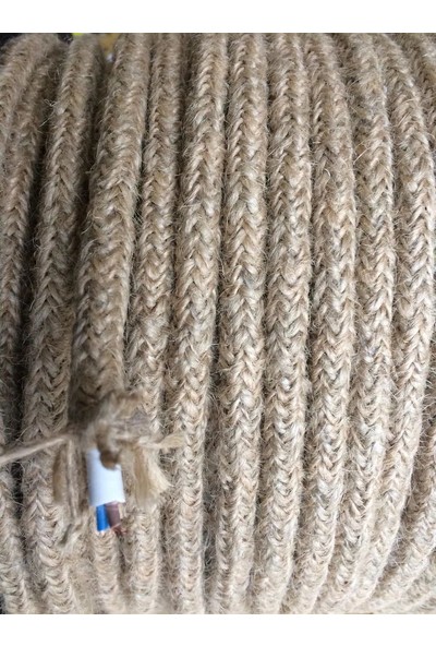 Molhalat 10 mm Kablolu Jüt Kendir Halat 5 Metre-Örgülü Doğal Avize Yapımı-Hasır Halat-Rustik Naturel Halat Molhalat 10 mm Kablolu Jüt Kendir Halat 5 Metre-Örgülü Doğal Avize Yapımı-Hasır Halat-Rustik Naturel Halat