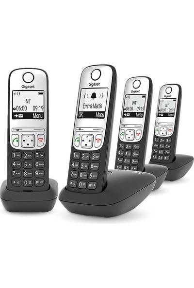 Gigaset A690 Quad 4 Ahizeli Dect Telsiz Telefon Gigaset A690 Quad 4 Ahizeli Dect Telsiz Telefon