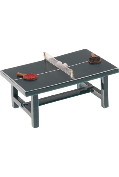 Lovoski Bebek Evi için Minyatür Tenis Masası -Siyah (Yurt Dışından) Lovoski Bebek Evi için Minyatür Tenis Masası -Siyah (Yurt Dışından)