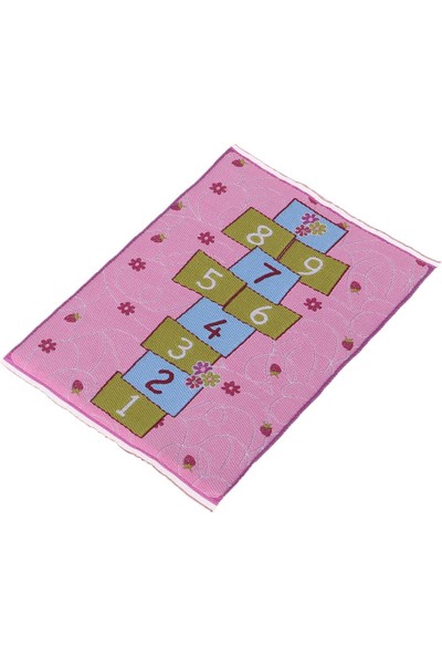Lovoski Bebek Evi için Minyatür Mat Halı -Pembe (Yurt Dışından)