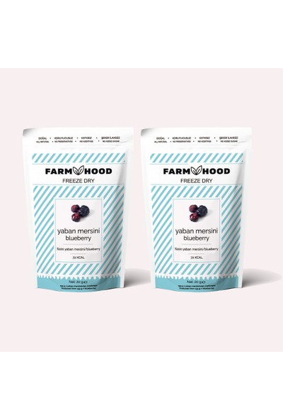 Farmhood 2x Freeze Dried Yaban Mersini Cipsi Farmhood 2x Freeze Dried Yaban Mersini Cipsi