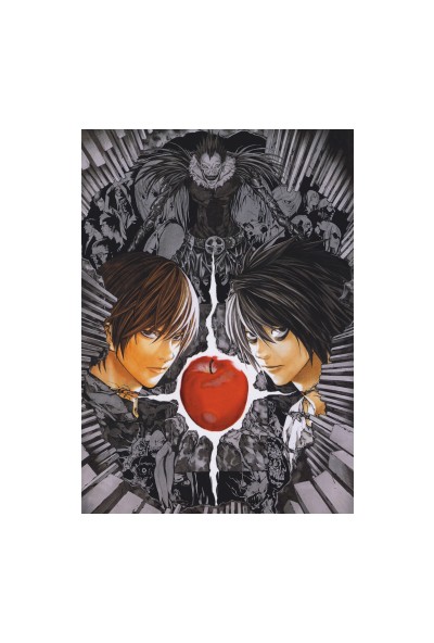 Hayat Poster Death Note Anime 30 x 45 cm Kuşe Poster Silindir