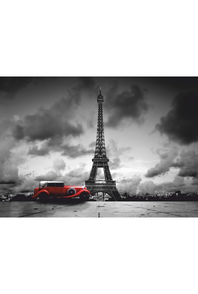 Hayat Poster Eyfel Kulesi Önünde Kırmızı Klasik Araba 30 x 45 cm Kuşe Poster Silindir Hayat Poster Eyfel Kulesi Önünde Kırmızı Klasik Araba 30 x 45 cm Kuşe Poster Silindir