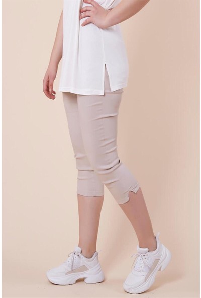 Bonita Liz Bonıta Battal 163 Kmr Icı Ccklı 5 Cep Pacası Yırtmaclı Bej