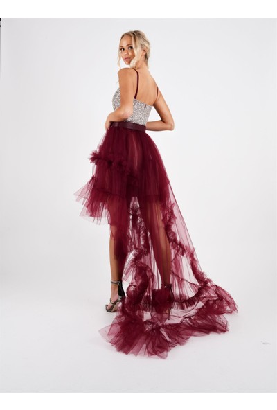 Sqbs 9280 Midi Boy Kısa Abiye