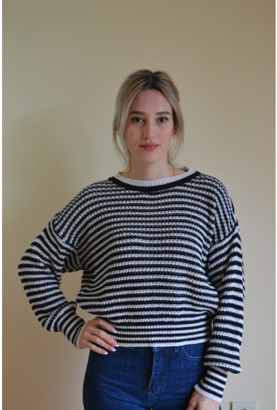 Selanik Örme Crop Kazak