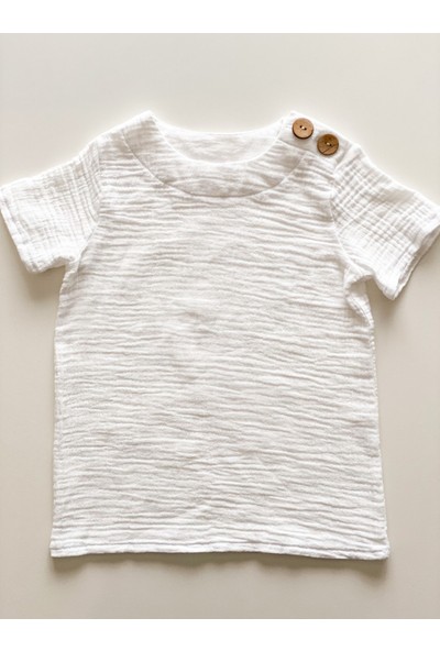 Dude Kids Mathe Müslin Gömlek