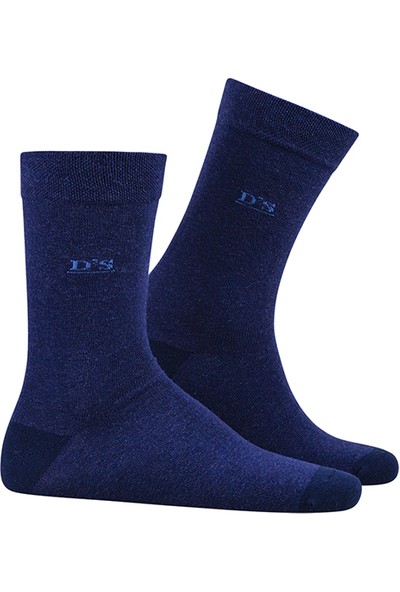 Ds Damat Erkek Pamuk Çorap Renkli Indigo