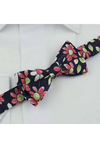 Gaffy Siyah-Mercan Desenli Saten Çocuk Papyonu Gaffy Siyah-Mercan Desenli Saten Çocuk Papyonu