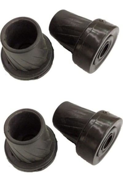 Hobbi 4 Adet 16 Lık Baston Papucu-Asa Papucu-Kanadyen Papucu-Baston Ucu Lastiği - Plastiği