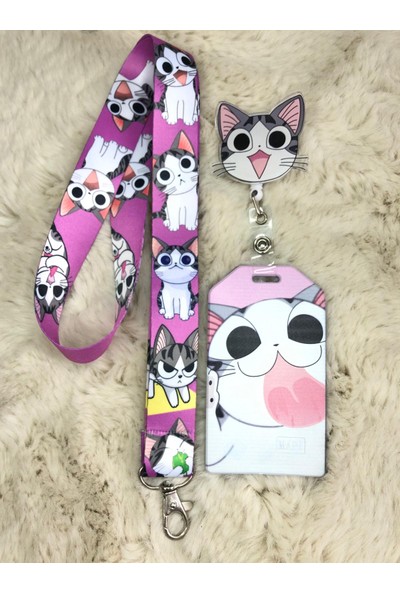 Hediyebum Kedi Yoyo ve Kartlık Set