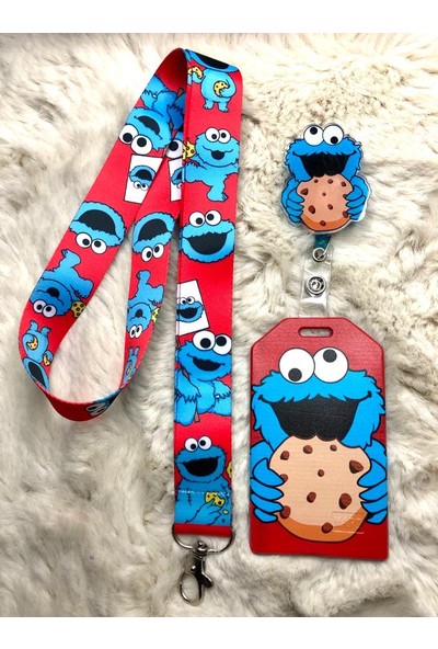 Hediyebum Kurabiye Canavarı Mavi Yoyo + Kartlık Set