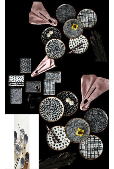 Porland Fractal Ikram ve Kahvaltı Takımı 24 Parça