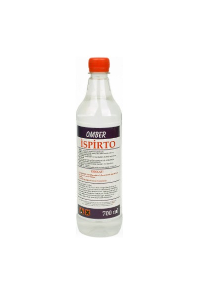 Omber Ispirto 700ML Sıvı Yakıt Şeffaf %98&99 Omber Ispirto 700ML Sıvı Yakıt Şeffaf %98&99