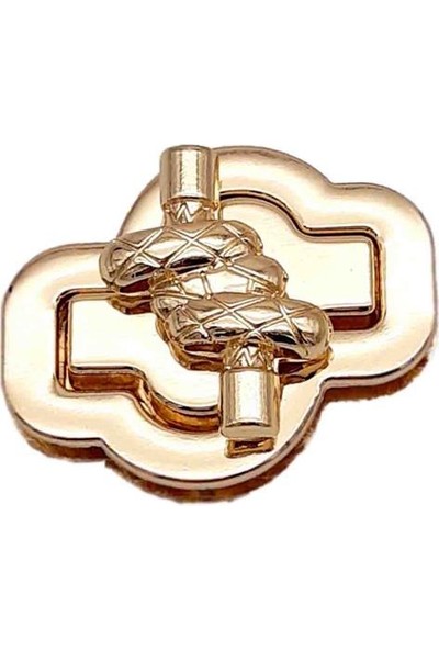 Angel Çanta Aksesuar Vidalı Çanta Kilidi Düğüm Model Light Gold Renk Angel Çanta Aksesuar Vidalı Çanta Kilidi Düğüm Model Light Gold Renk