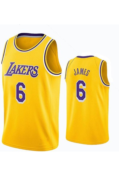 Populars Nba Los Angeles Lakers Lebron James No.6 Yetişkin Basketbol Forması - Sarı (Yurt Dışından) Populars Nba Los Angeles Lakers Lebron James No.6 Yetişkin Basketbol Forması - Sarı (Yurt Dışından)