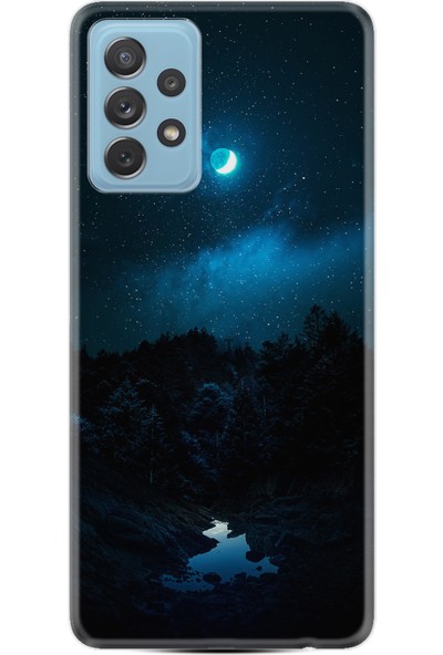 Kılıfland Samsung Galaxy A52 Kılıf Silikon Desen Özel Seri Gece 1633 Kılıfland Samsung Galaxy A52 Kılıf Silikon Desen Özel Seri Gece 1633