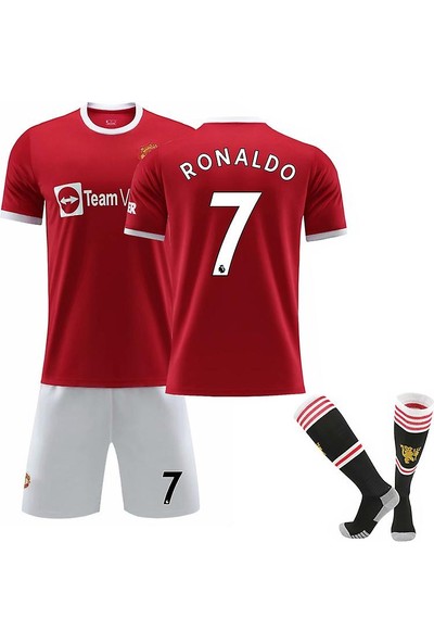 Populars Cristiano Ronaldo Uefa Şampiyonlar Ligi Futbol Takımı Çocuk Forması Seti - Kırmızı (Yurt Dışından) Populars Cristiano Ronaldo Uefa Şampiyonlar Ligi Futbol Takımı Çocuk Forması Seti - Kırmızı (Yurt Dışından)