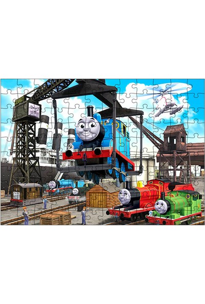 Tablomega Ahşap Mdf Puzzle Yapboz Thomas ve Arkadaşları 120 Parça 25*35 cm Tablomega Ahşap Mdf Puzzle Yapboz Thomas ve Arkadaşları 120 Parça 25*35 cm