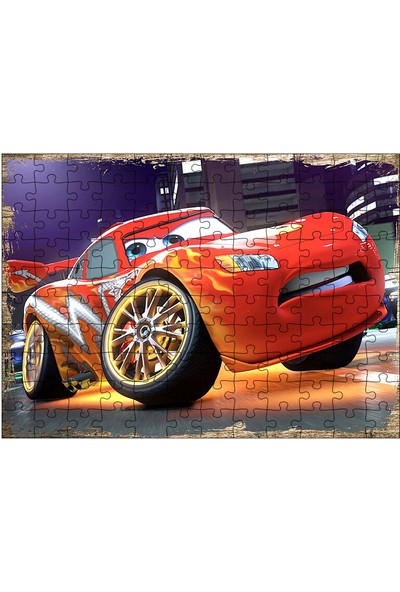 Tablomega Ahşap Mdf Puzzle Yapboz Arabalar Şimşek Mcqueen 120 Parça 25*35 cm Tablomega Ahşap Mdf Puzzle Yapboz Arabalar Şimşek Mcqueen 120 Parça 25*35 cm