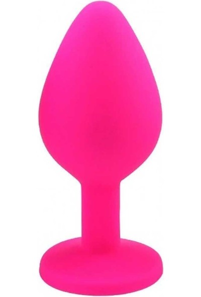 Agor Shop Dolce Piccante Jewellery Small Taşlı Pembe Silikon Plug Agor Shop Dolce Piccante Jewellery Small Taşlı Pembe Silikon Plug
