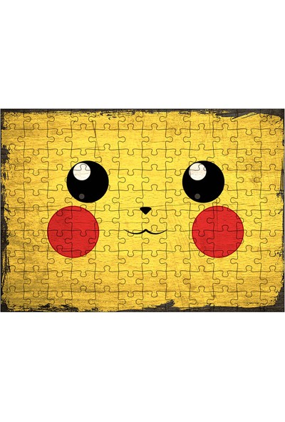 Tablomega Ahşap Mdf Puzzle Yapboz Pokemon Pikachu Yüzü 120 Parça 25*35 cm Tablomega Ahşap Mdf Puzzle Yapboz Pokemon Pikachu Yüzü 120 Parça 25*35 cm