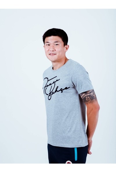 Kadın Trıbun Flok Baskı Tshirt