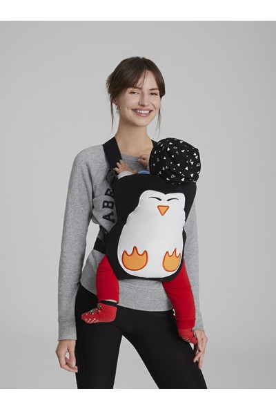 Woy Kids Unisex Penguen Figürlü Bebek Taşıma Kangurusu KNG04