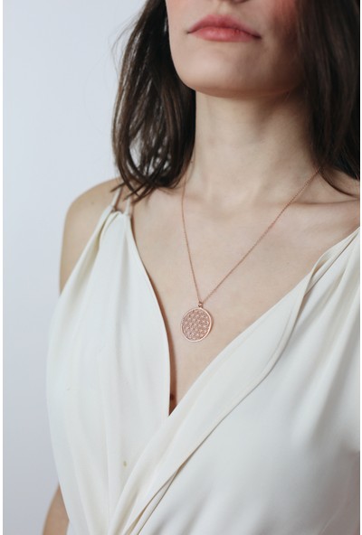 Minamis Silver Yaşam Çiçeği Gözlü Kadın Gümüş Kolye Silver Renk Minamis Silver Yaşam Çiçeği Gözlü Kadın Gümüş Kolye Silver Renk